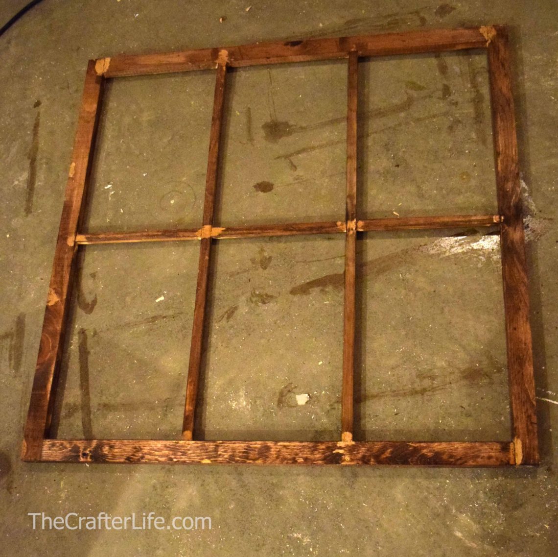 DIY Decorative Rustic Window – The Crafter Life