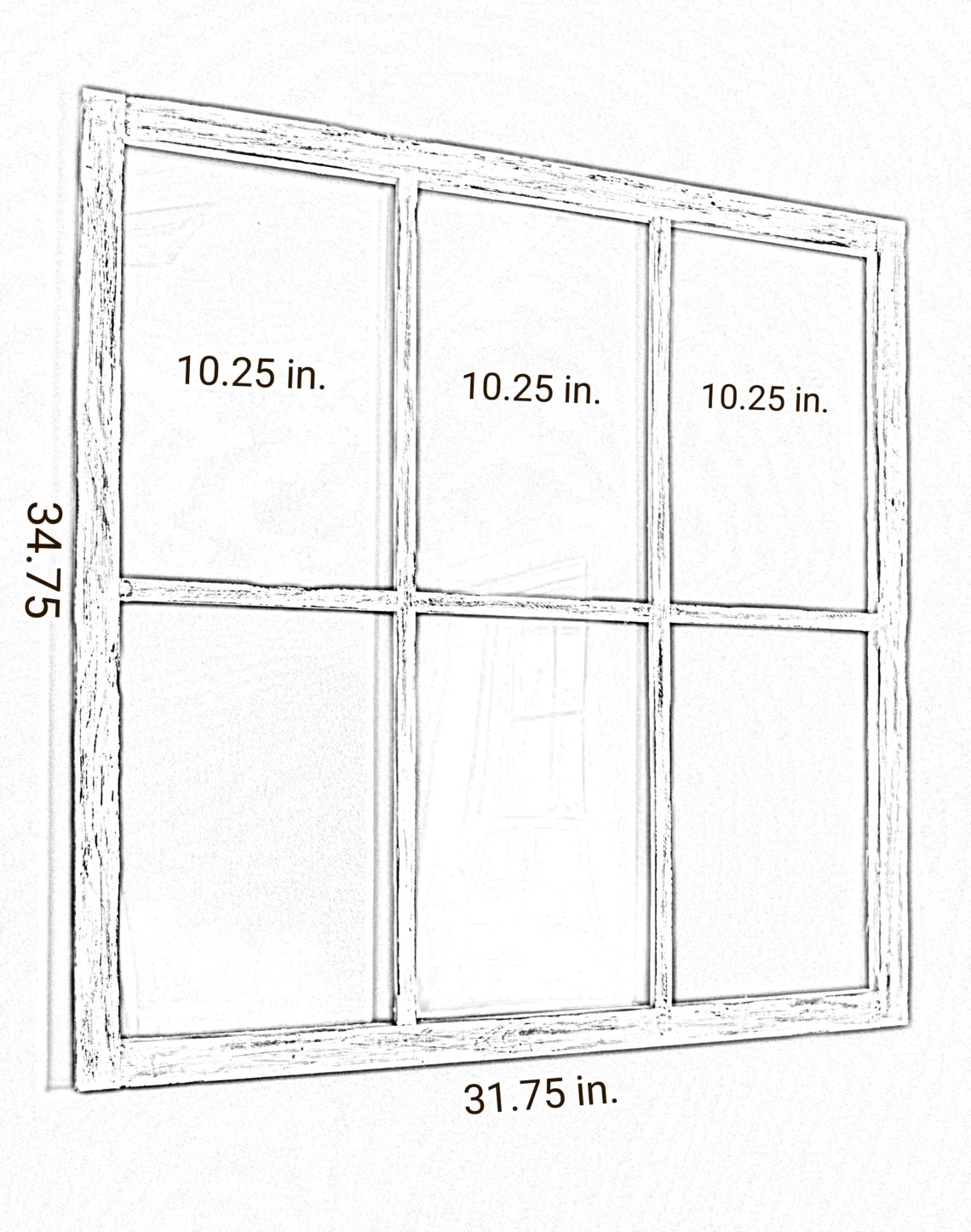 DIY Decorative Rustic Window – The Crafter Life