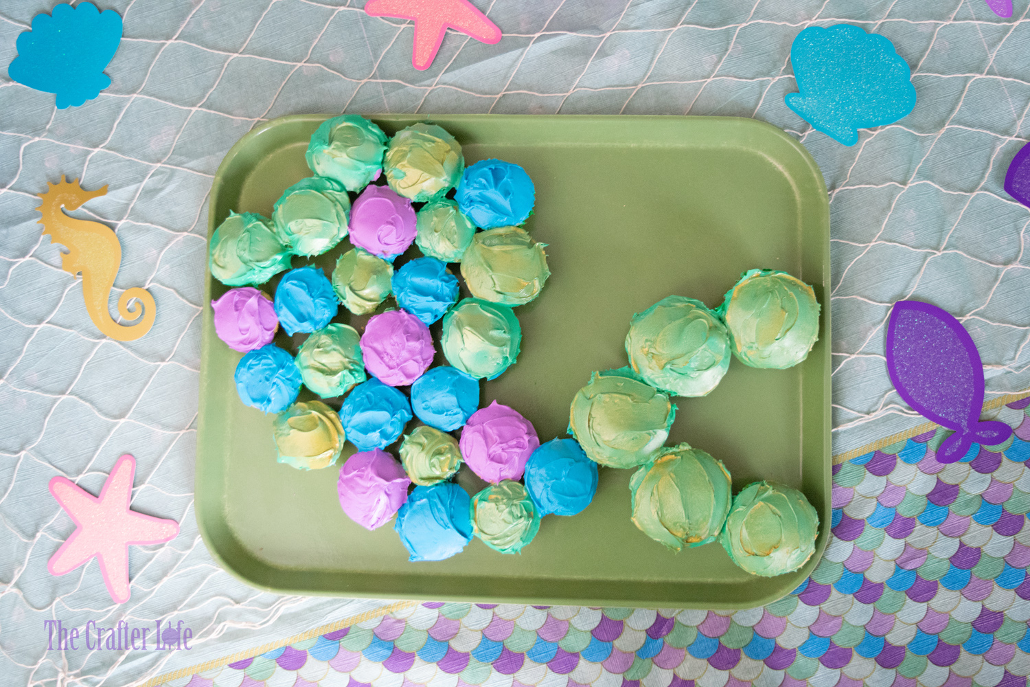 Mini Cupcake Mermaid Tail – The Crafter Life